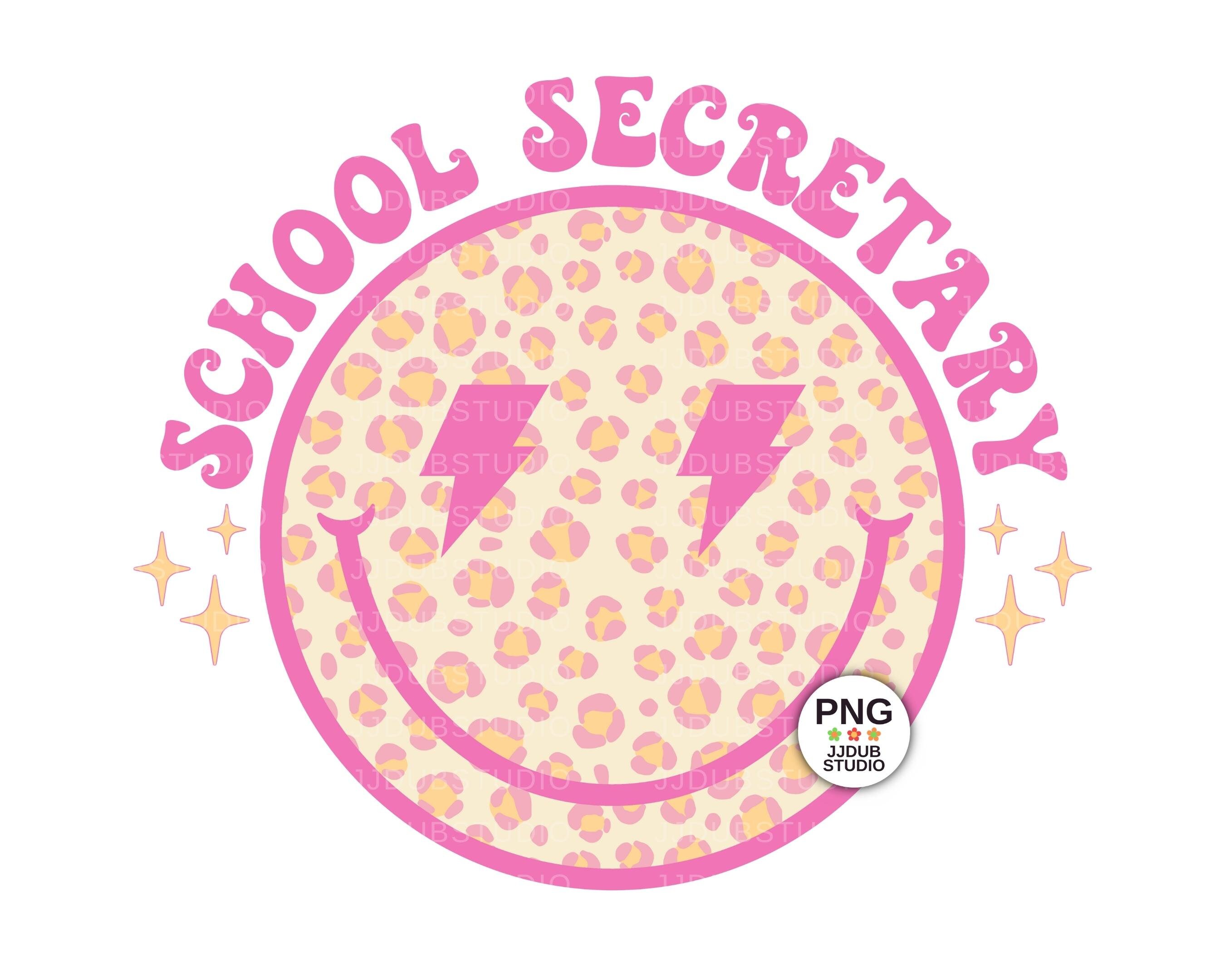 School Secretary Png School Secretary Sublimation Designs - Etsy