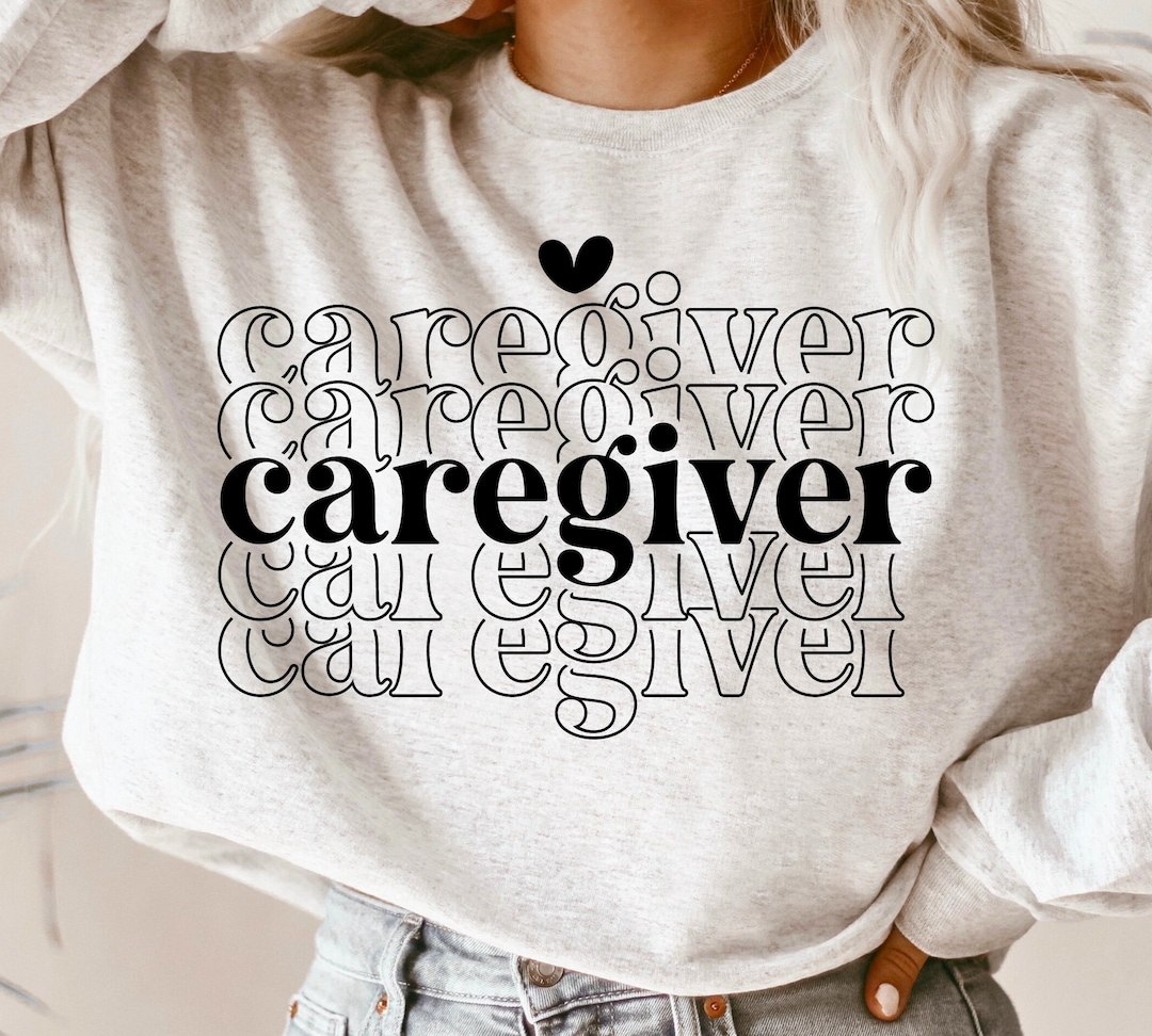 Caregiver Svg, Home Care Svg, Caregiver Appreciation Svg, Retro Groovy ...