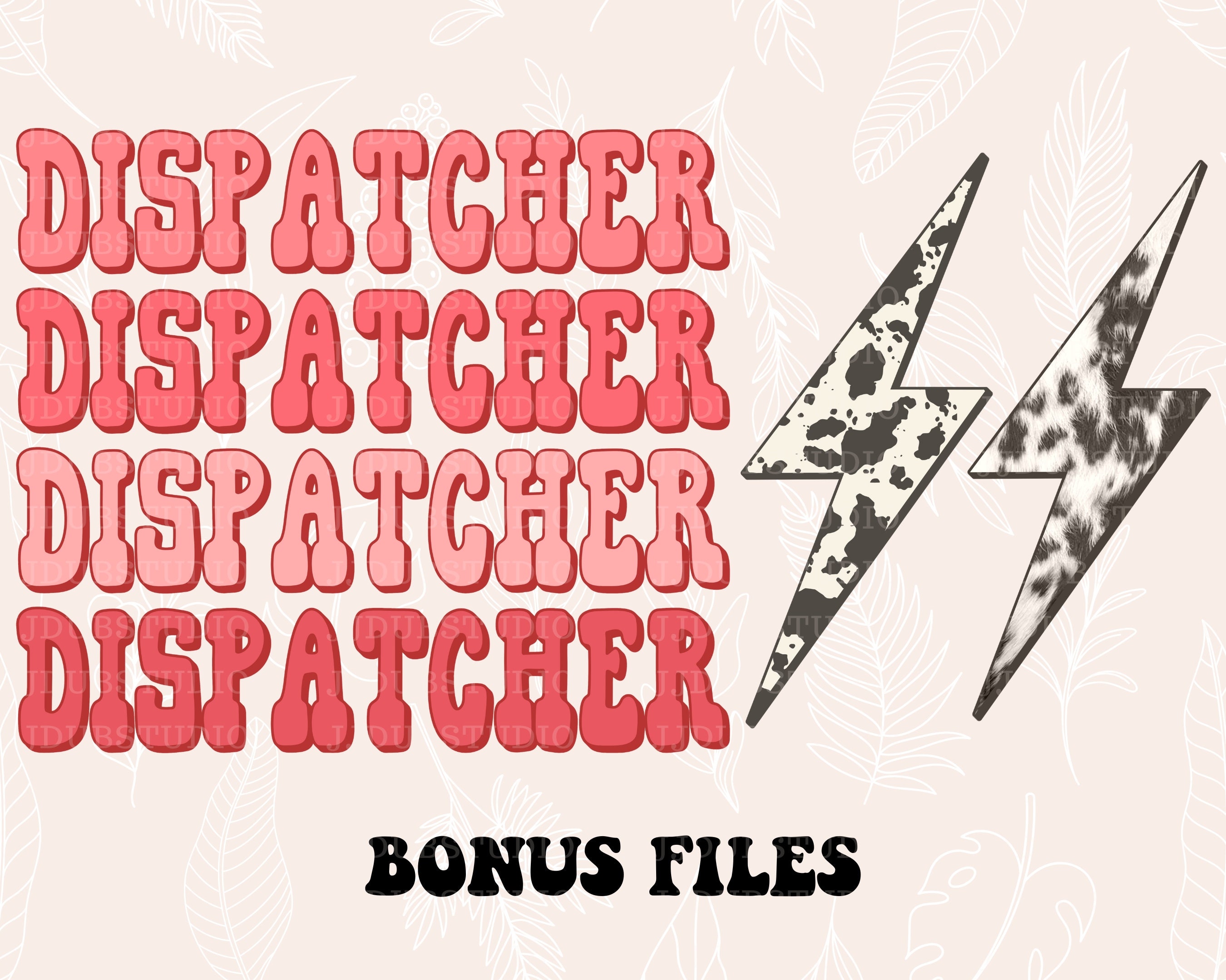 Dispatcher Png Dispatcher Sublimation Designs Retro Groovy - Etsy