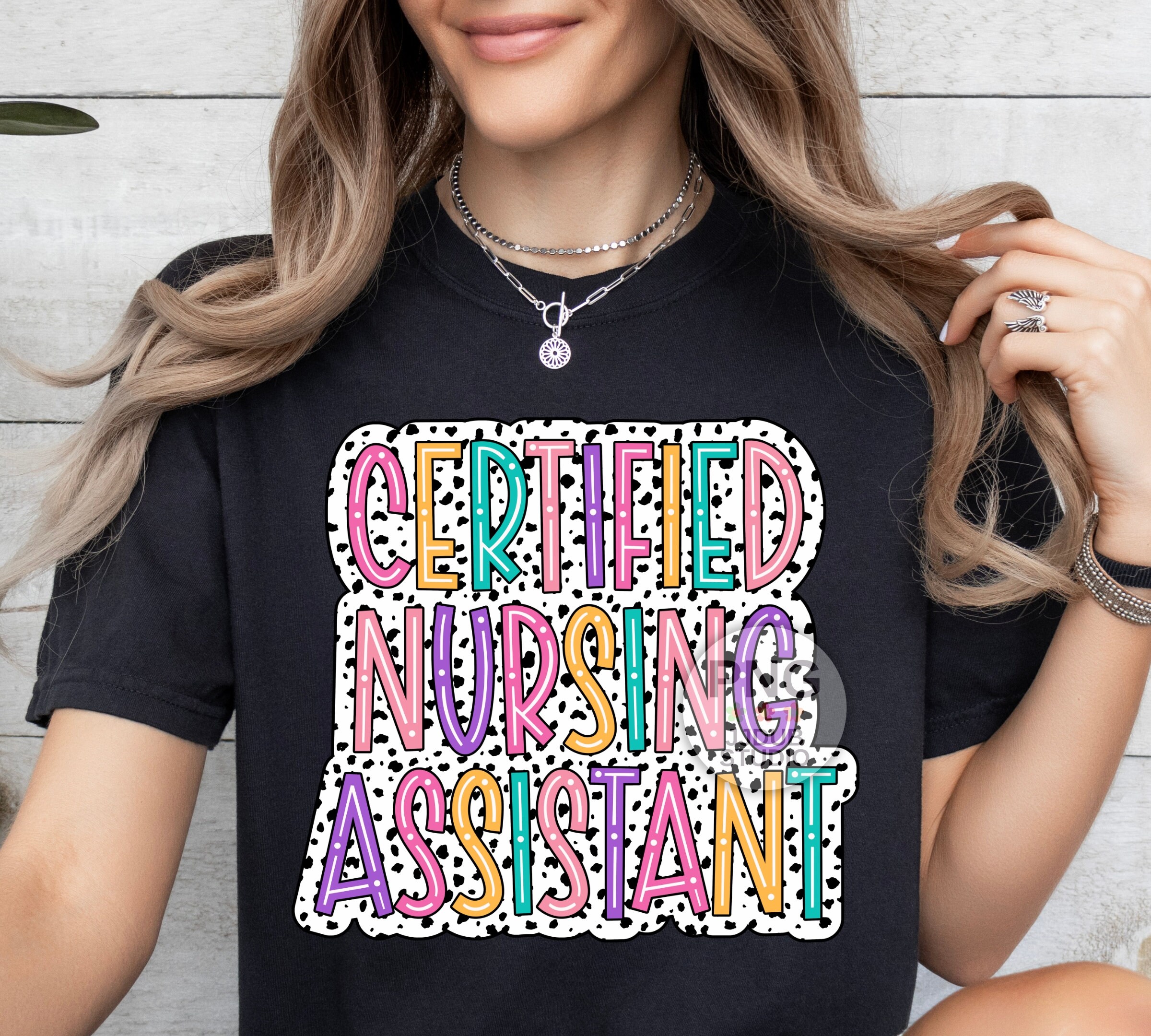 Cna Png, Certified Nursing Assistant Sublimation Designs, Dalmatian ...