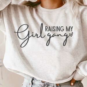 Raising My Girl Gang Svg, Girl Mama Svg, Mom of Girls Svg Png Design ...