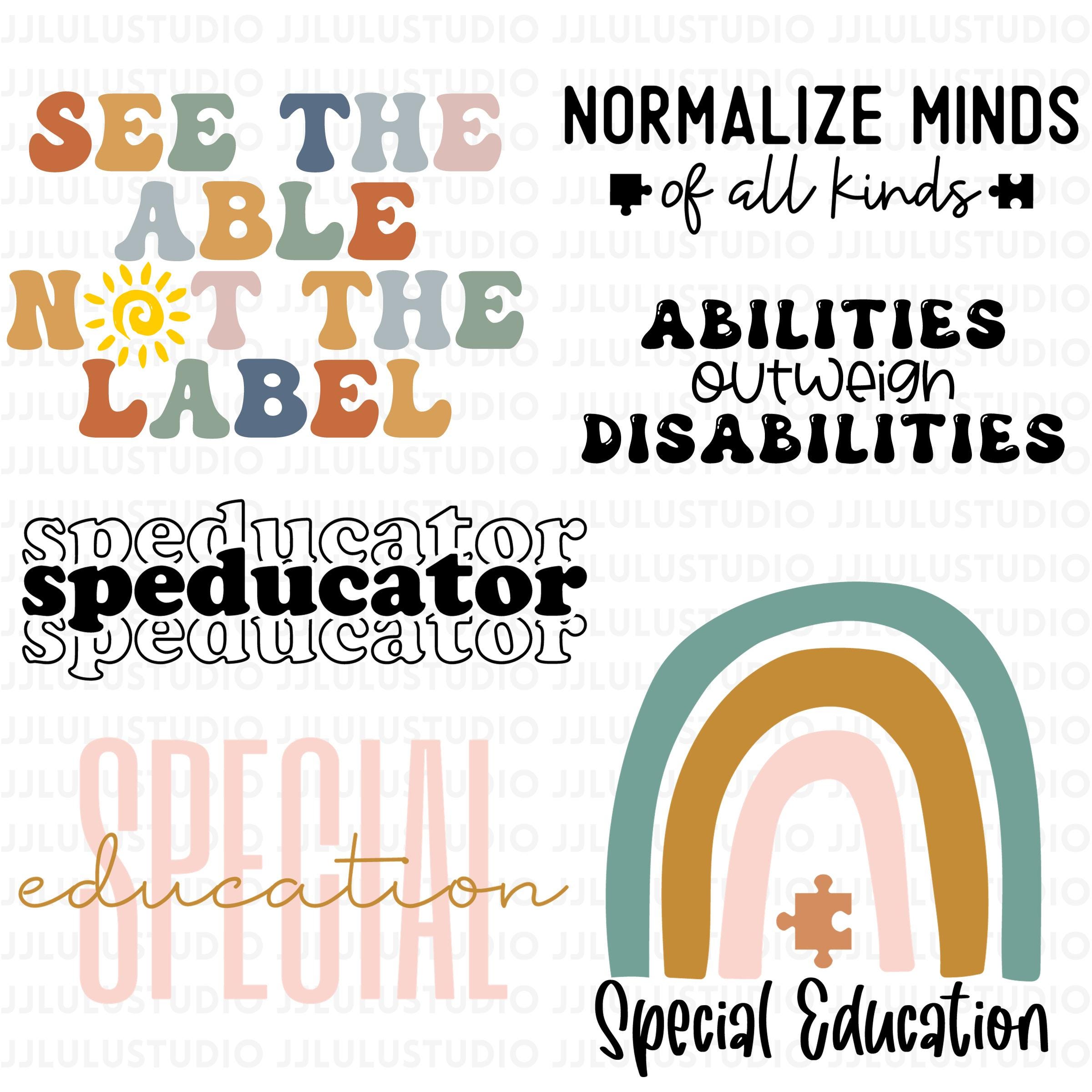 Sped Teacher Svg Bundle, Special Education Svg Bundle, Sped Svg for ...