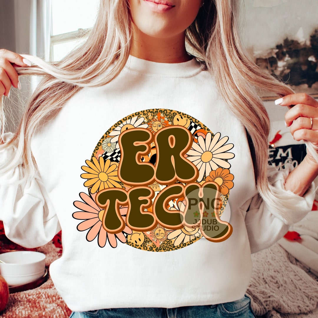 ER Tech Png, ER Technician Sublimation Designs, Emergency Department Tech Png File for ...