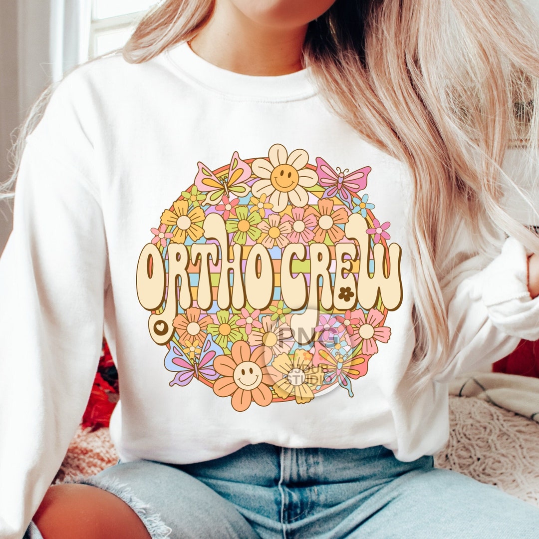 Ortho Crew Png, Orthopedic Sublimation Designs, Ortho Squad Png, Retro ...
