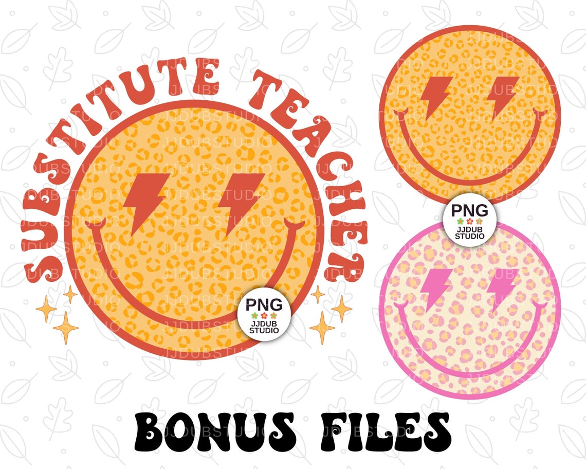 Substitute Teacher Png Substitute Teacher Sublimation - Etsy