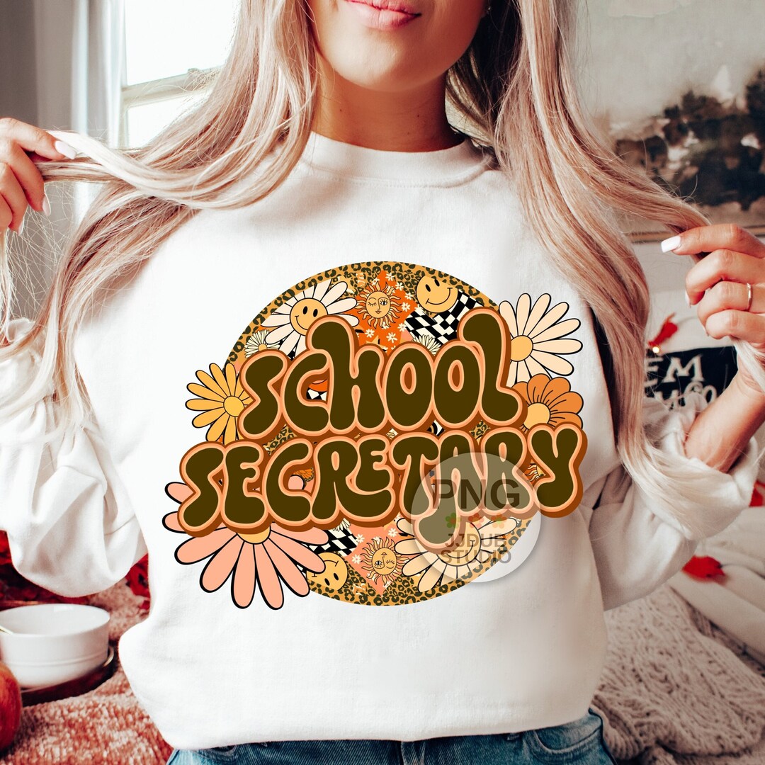 School Secretary Png, School Secretary Sublimation Designs, Faculty ...