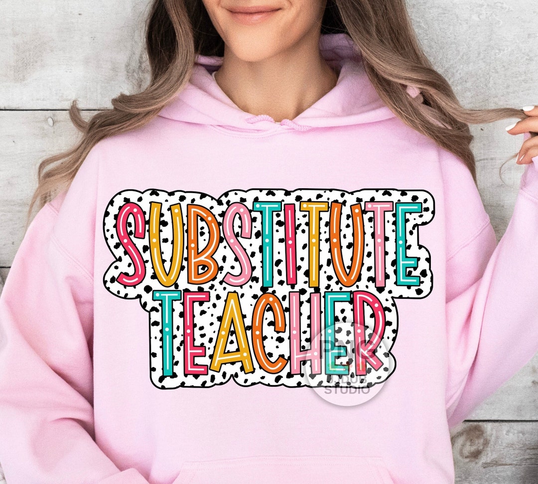 Substitute Teacher Png, School Sub Teacher Png, Dalmatian Dots ...