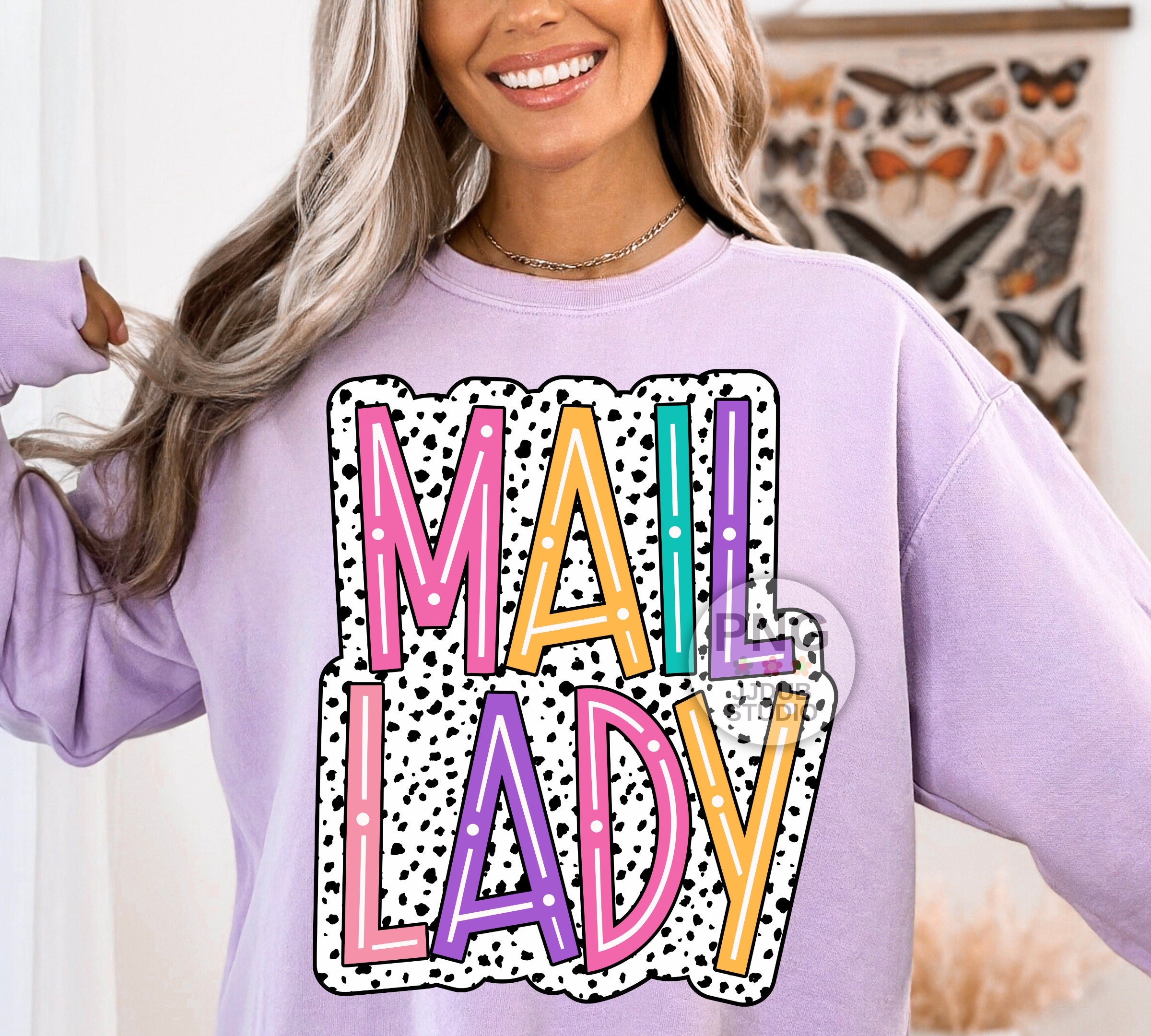 Mail Lady Png, Postal Worker Png, Sublimation Designs, Mail Carrier Png ...