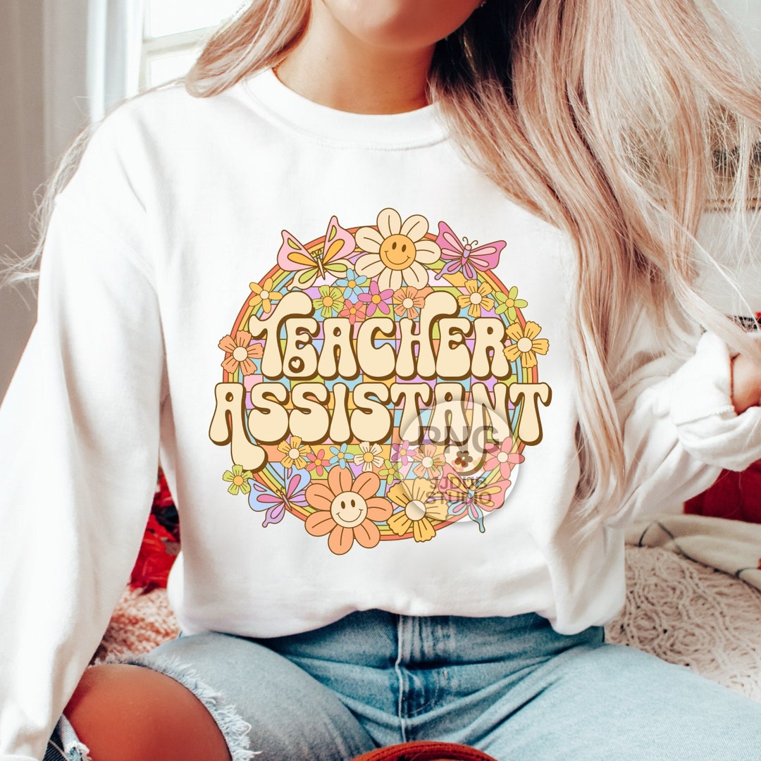 Teacher Assistant Png, Teacher Aide Sublimation Designs, Educational ...