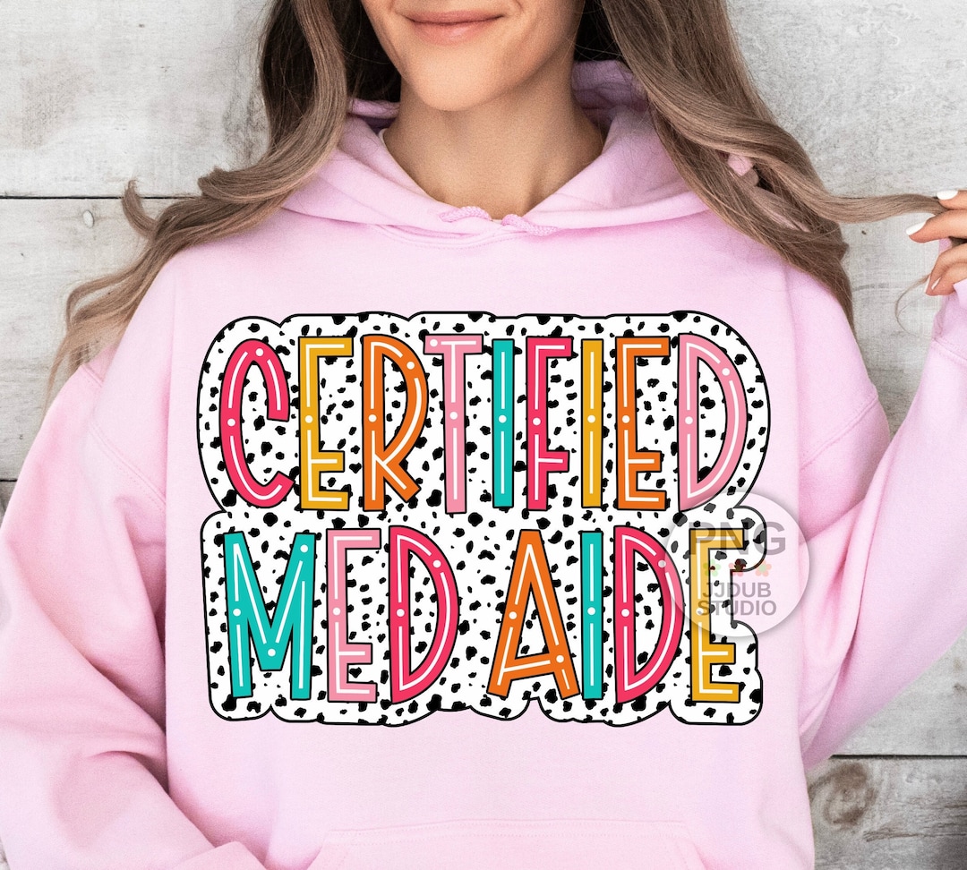 Certified Med Aide Png, Medication Aide Sublimation Designs, Cma Qma ...