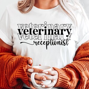 Veterinary Receptionist Svg, Vet Front Desk Svg, Vet Secretary Design ...