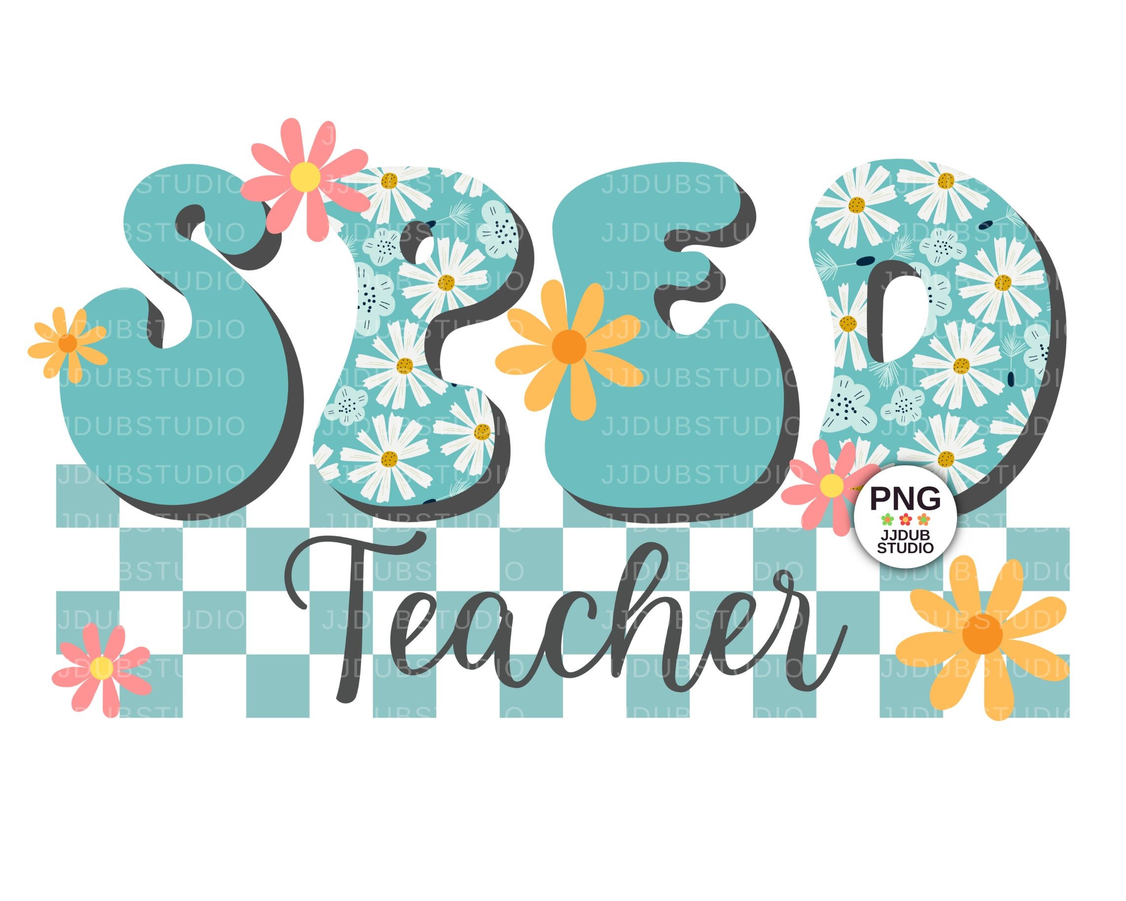 Sped Teacher Png Retro Sped Teacher Sublimation Designs - Etsy