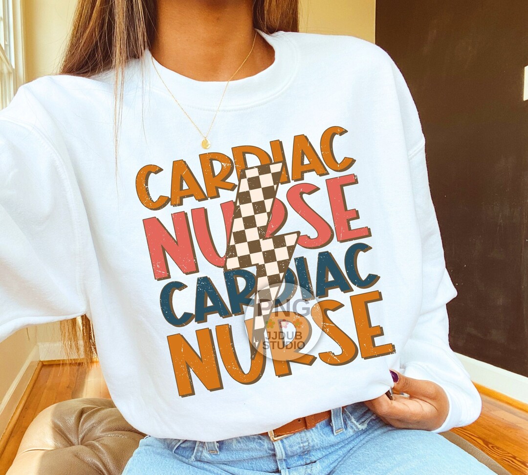 Cardiac Nurse Png, Cardiology Nurse Sublimation Designs, Medical ...