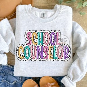 School Counselor Png, Psychologist Sublimation Designs, Dalmatian Dots ...