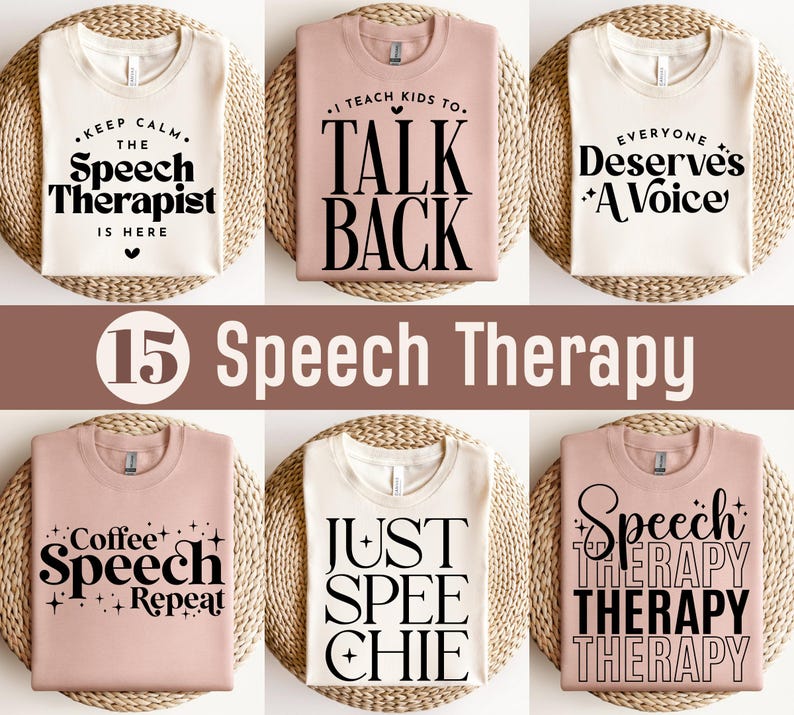 Speech Therapy Svg Bundle, Slp Svg, Speech Language Pathologist Svg ...