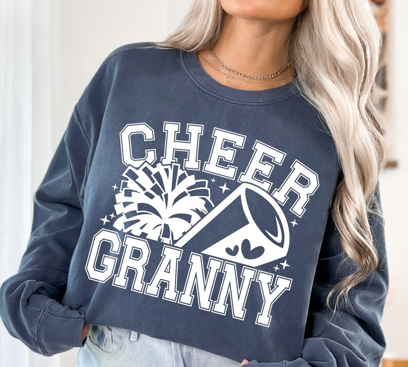 Cheer Granny Svg, Cheer Grandma Svg, Cheerleader Svg, Sports Granny Svg ...
