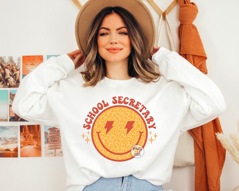 School Secretary Png School Secretary Sublimation Designs - Etsy