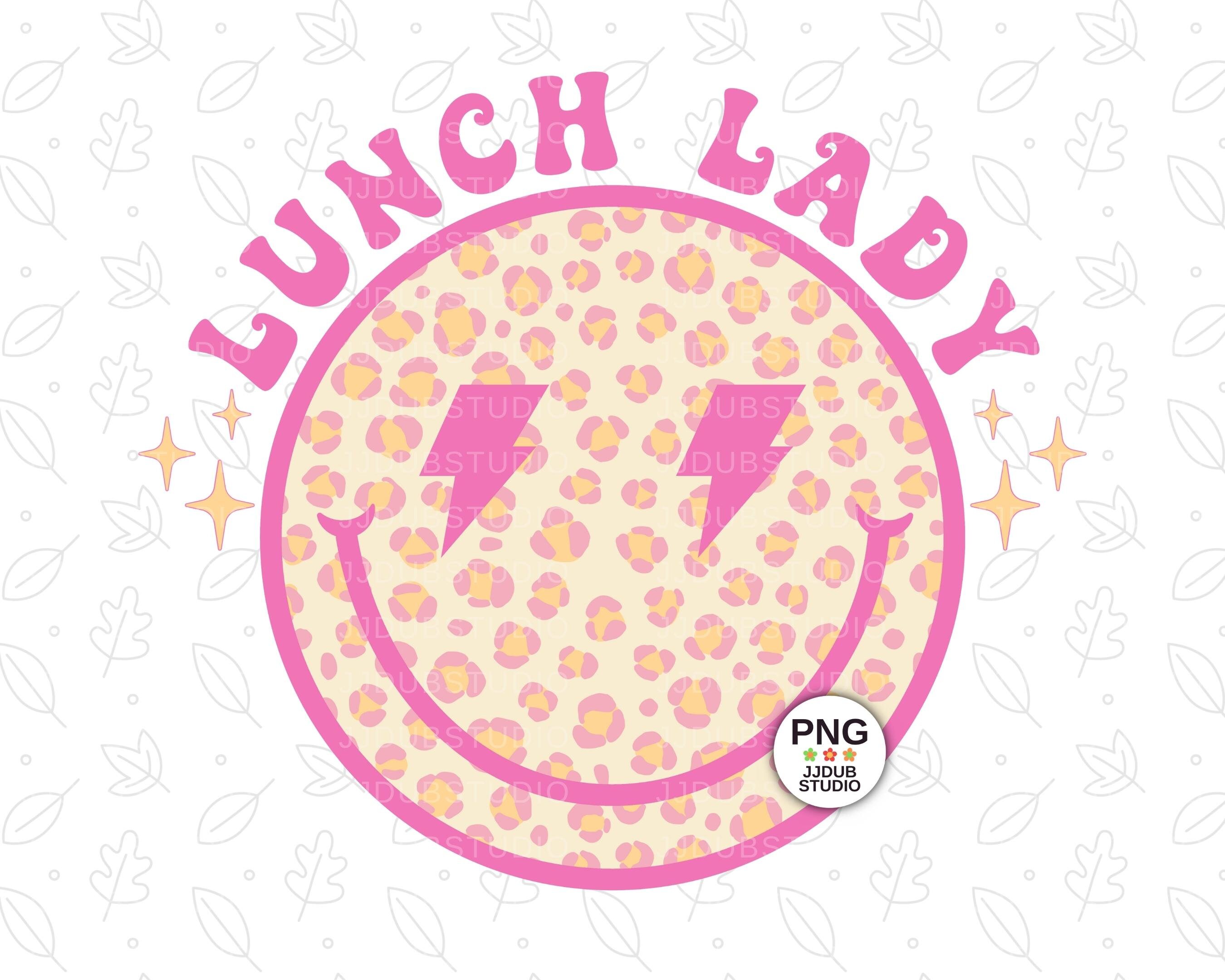 Lunch Lady Png Lunch Lady Sublimation Designs Retro Groovy - Etsy