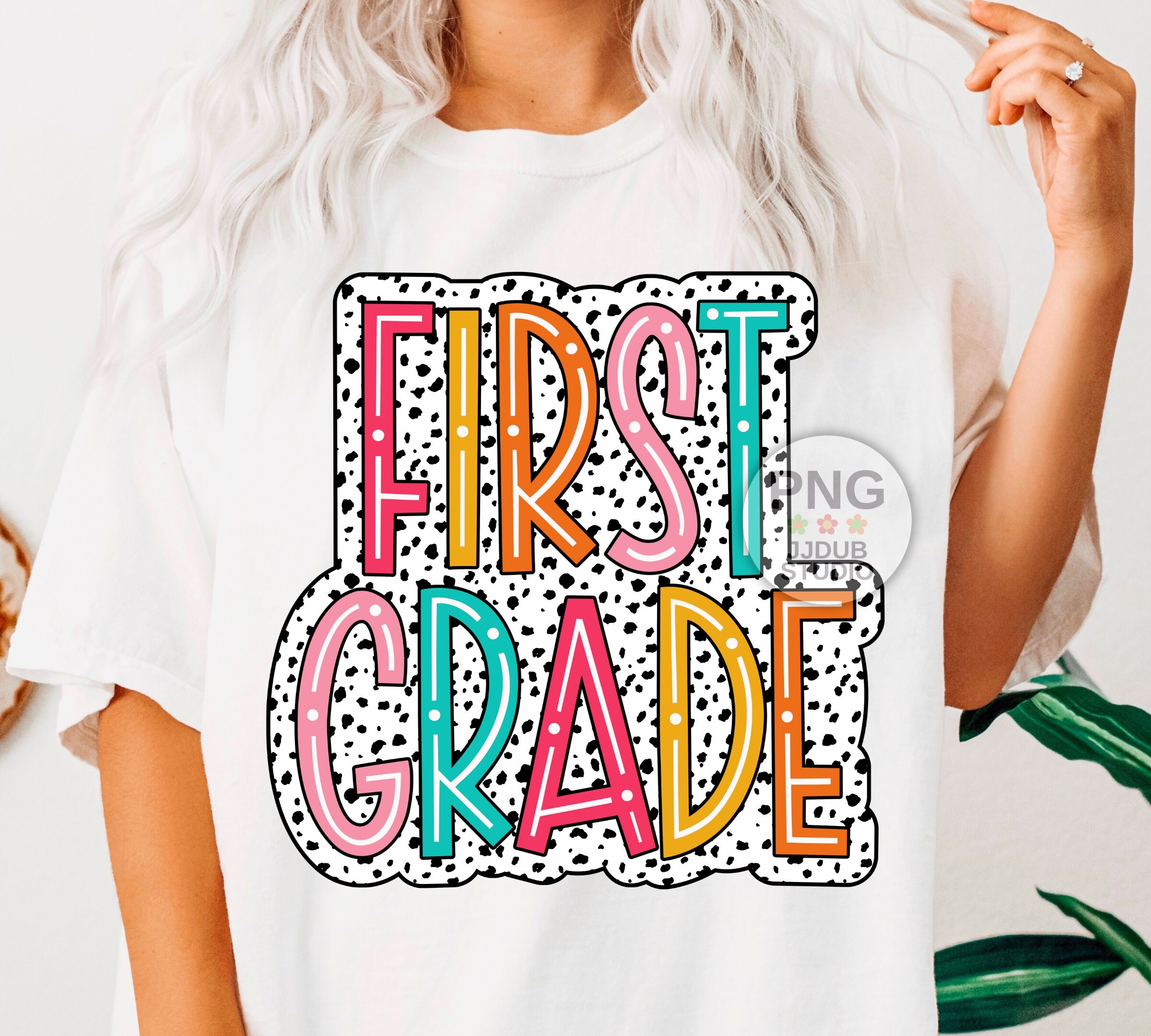 School Grades Png Bundle, First Second Third Fourth Dalmatian Dots ...