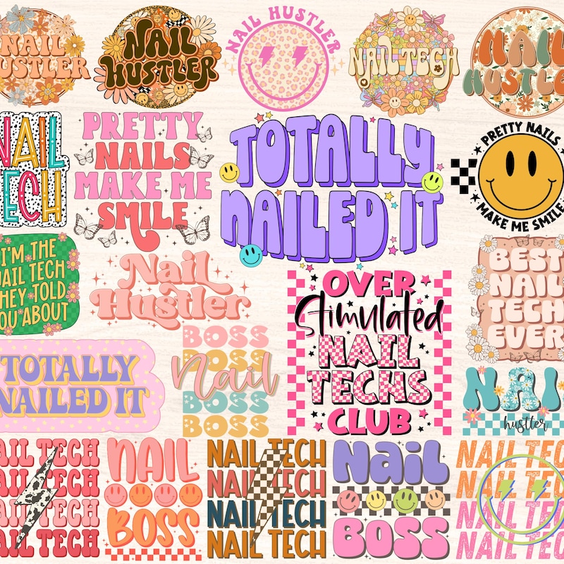 Nail Tech Printable Decor - Etsy