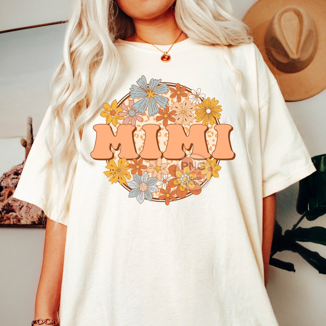 Floral Mimi Png, Mimi Sublimation Designs, Grandma Png File for ...
