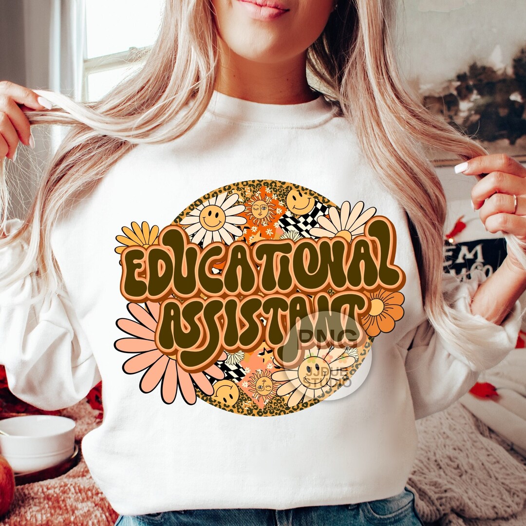Asistente educativo Png, Diseños de sublimación de asistente de maestro ...