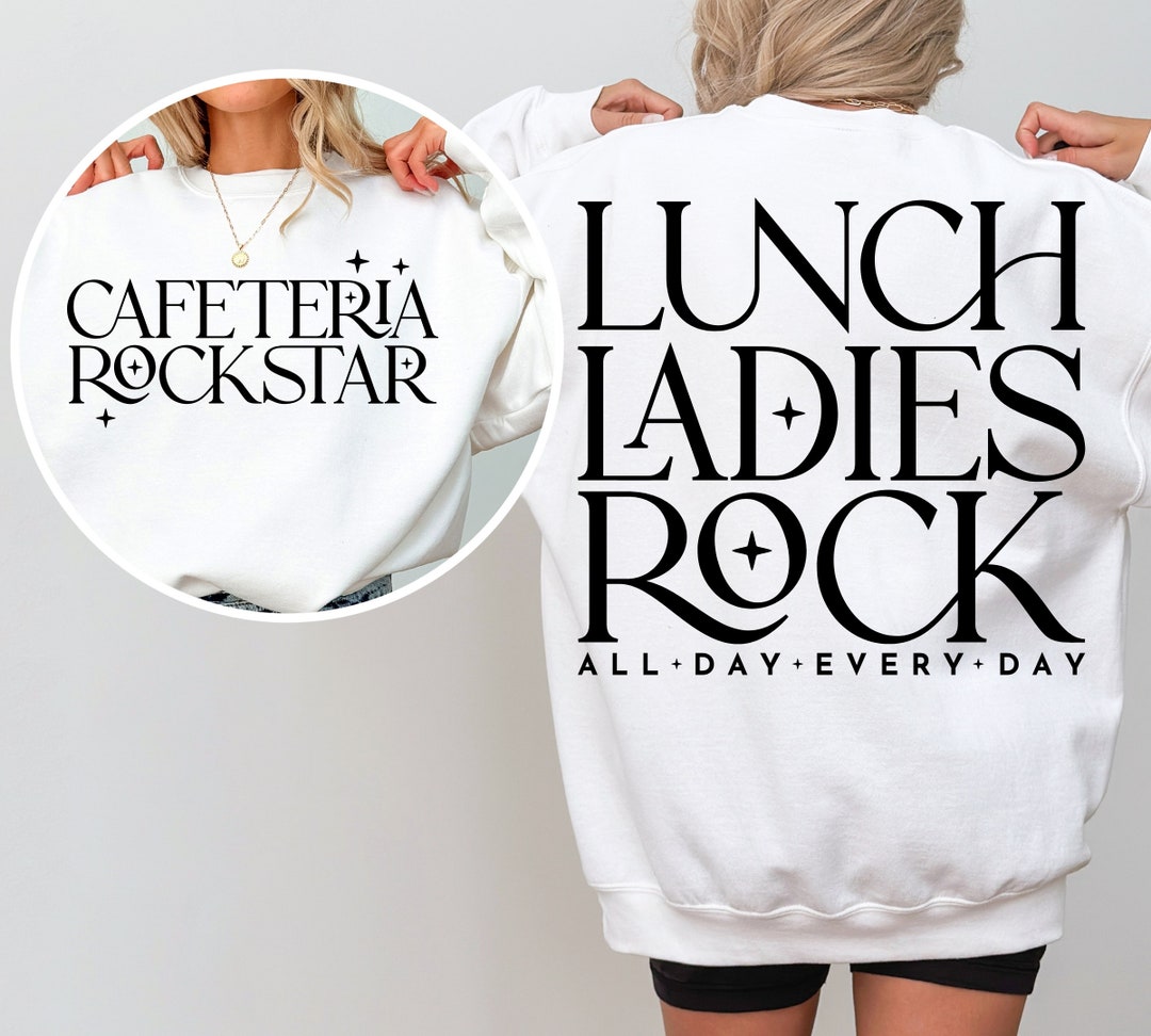 Cafeteria Worker Svg, Lunch Lady Svg, Cafeteria Rockstar Svg, Front ...