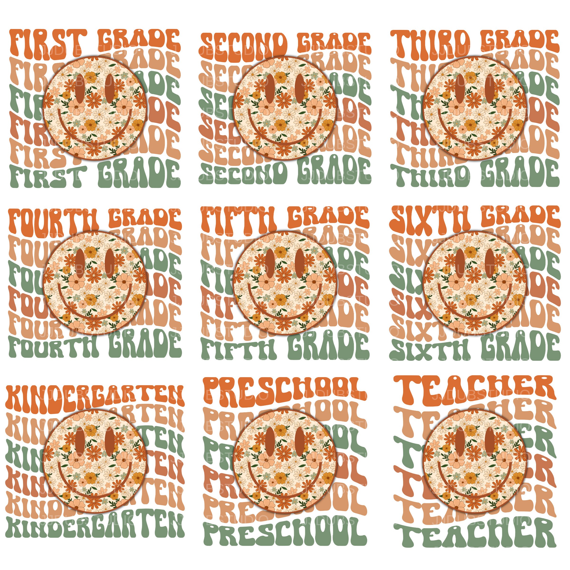 School Grades Png Bundle Grade Level Png Back to School Png - Etsy