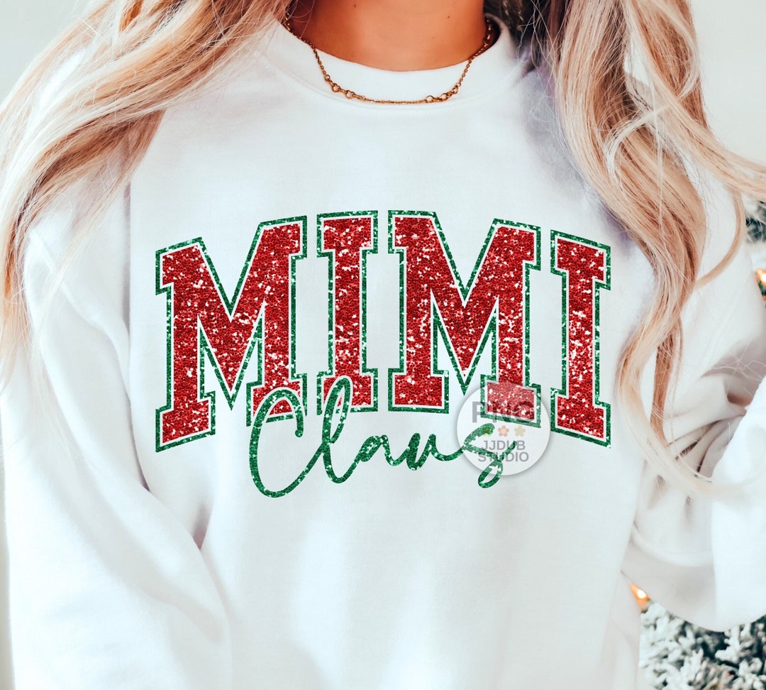 Mimi Claus Png, Christmas Mimi Sublimation Designs, Merry Christmas Png ...