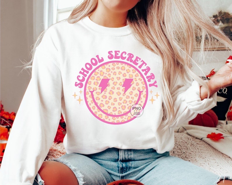 School Secretary Png School Secretary Sublimation Designs - Etsy