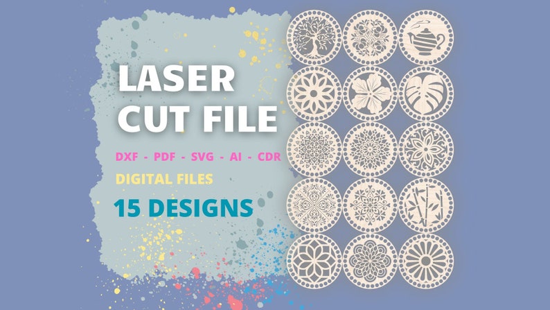 Base for Crochet Laser Cut | 15 Desings | Dxf Cdr Pdf Ai Svg Bundle ...