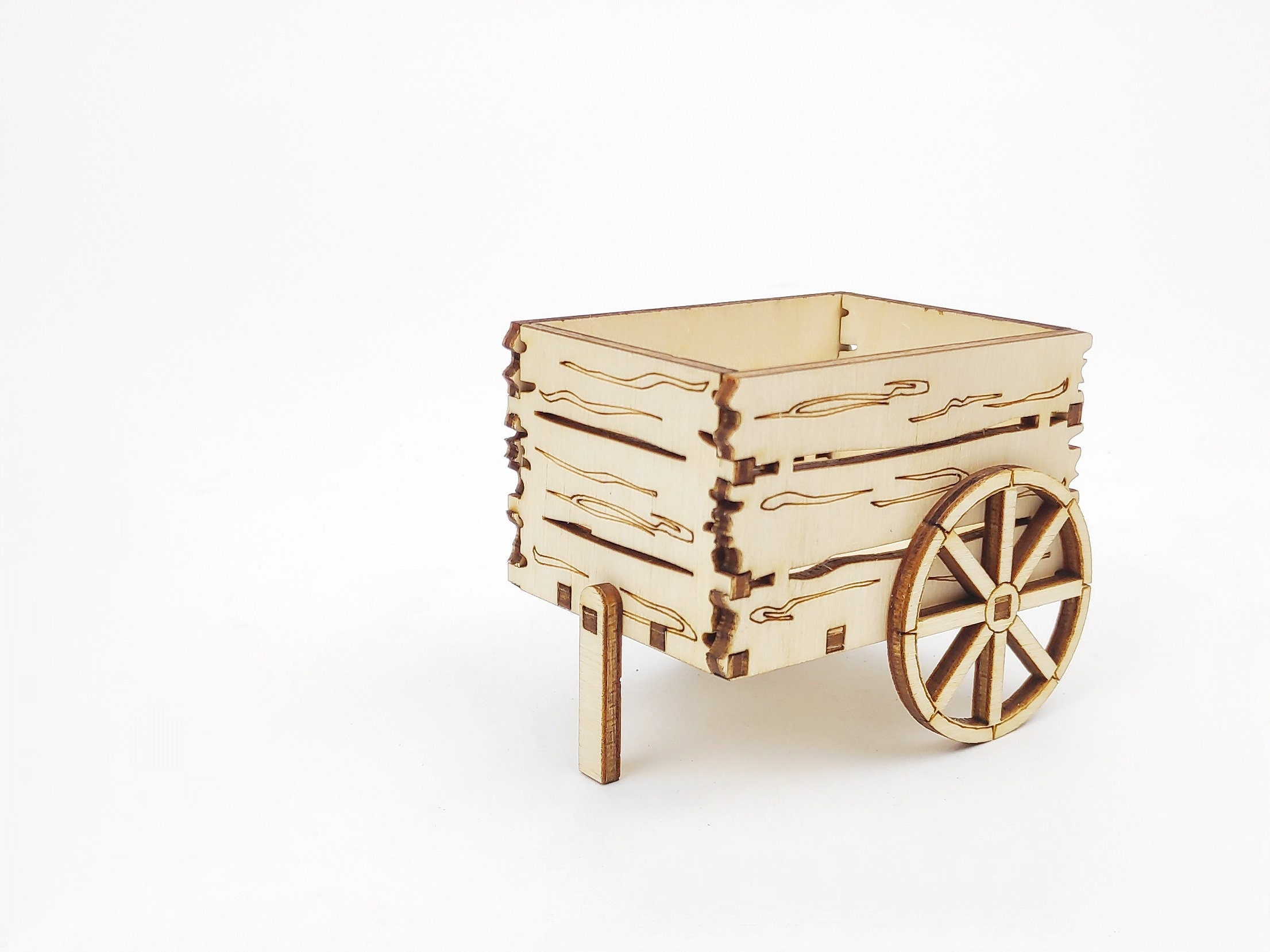 Plywood Miniatures Windmill Cart Bench Cottage 3mm Digital Files Dxf ...