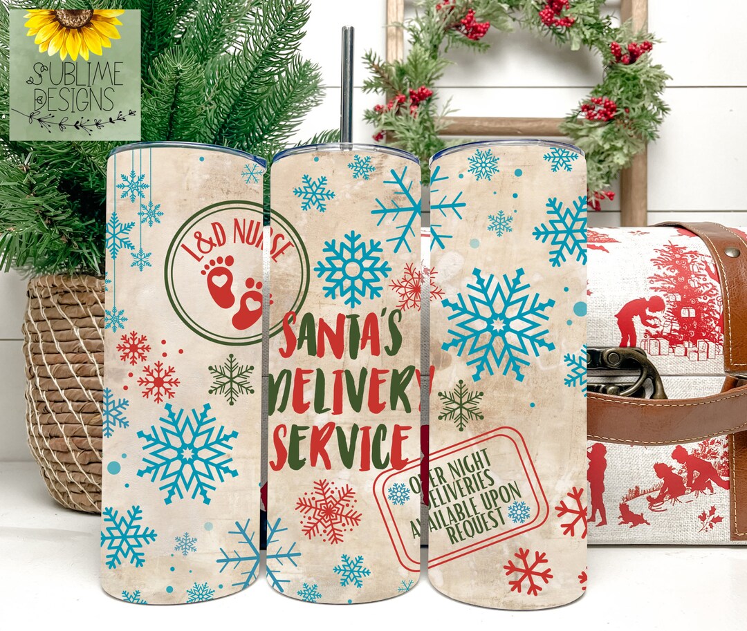 L&D, Mother Baby, Postpartum, LDRP Santa's Delivery Service, 20oz ...