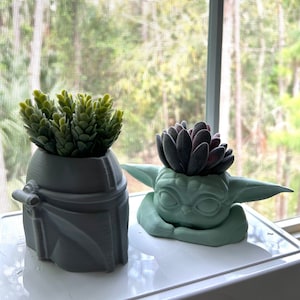 Star Wars Planters. Mandalorian. Grogu (baby Yoda). - Etsy