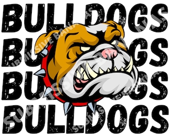 Bulldog Spirit Gear Png - Etsy