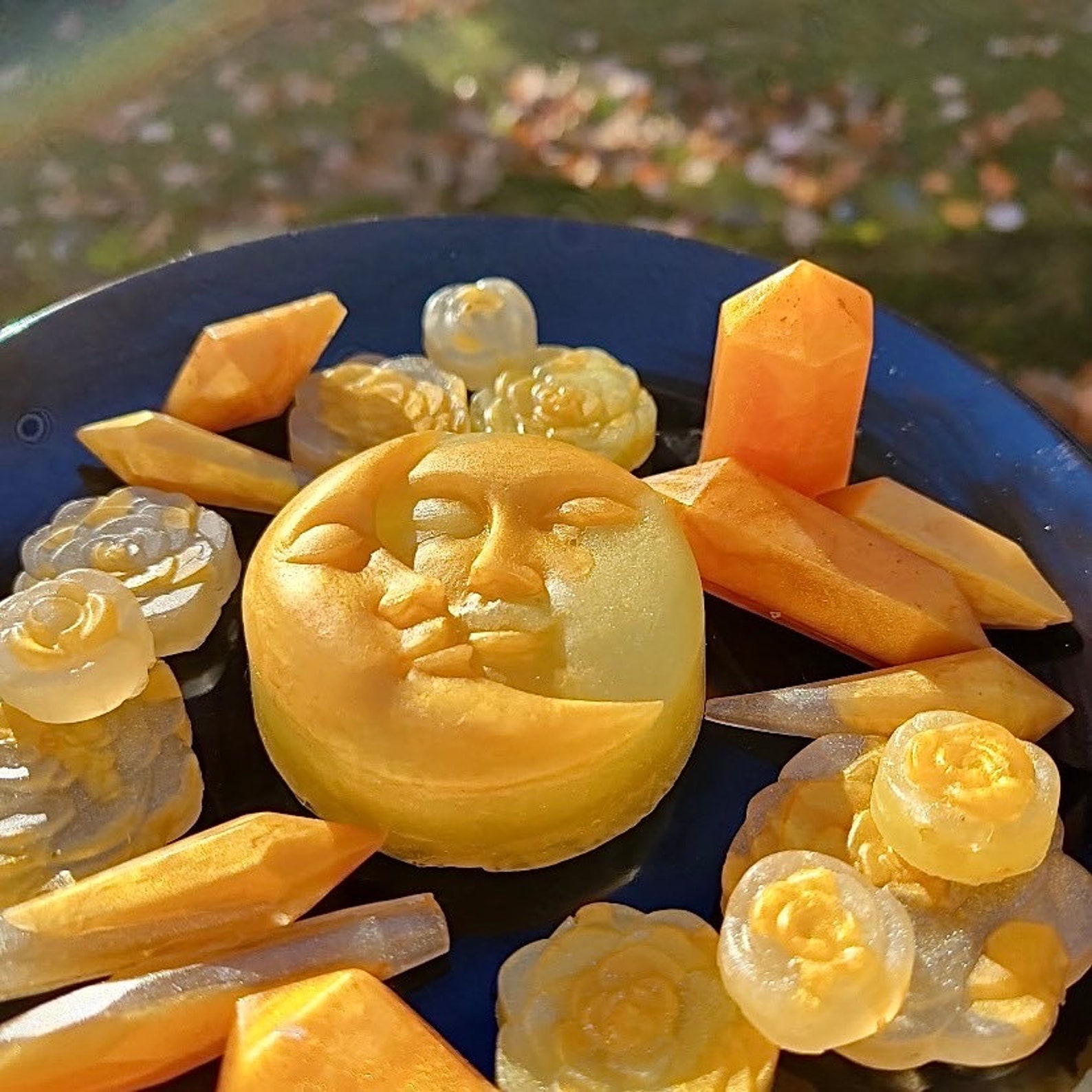 Celestial Honey Soap Bar Sun and Moon - Etsy