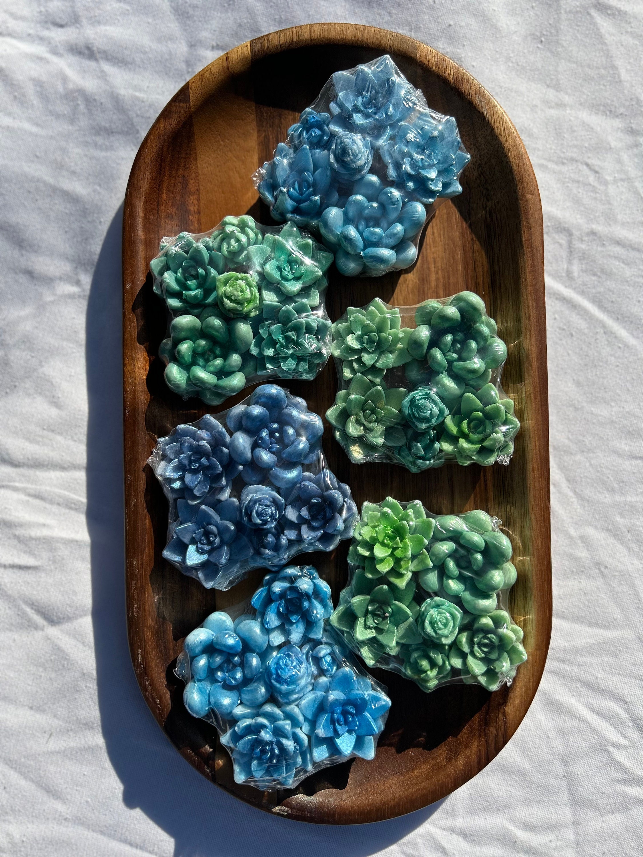 Cottagecore Mini Succulent Goat's Milk Soap Bars for Plant Lovers - Etsy