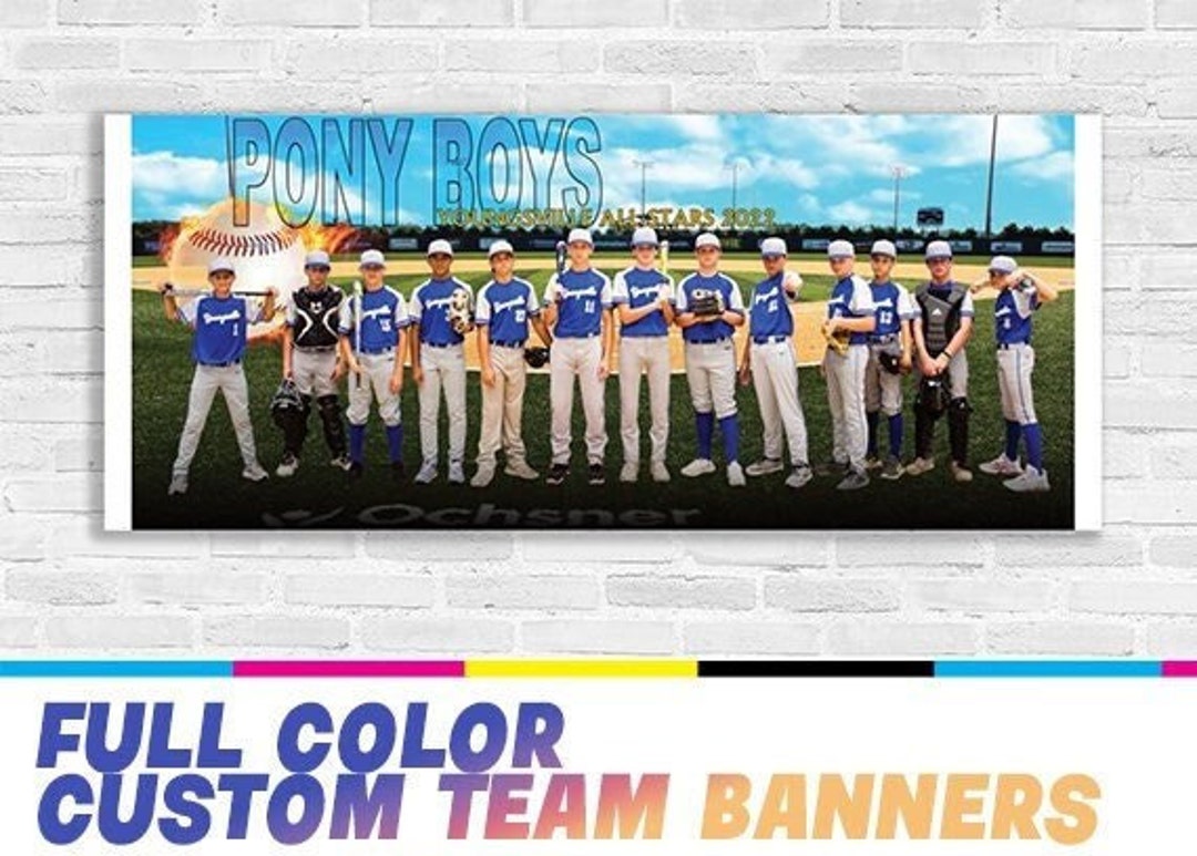 Custom Team Sports Banner- Digital Copy - Etsy