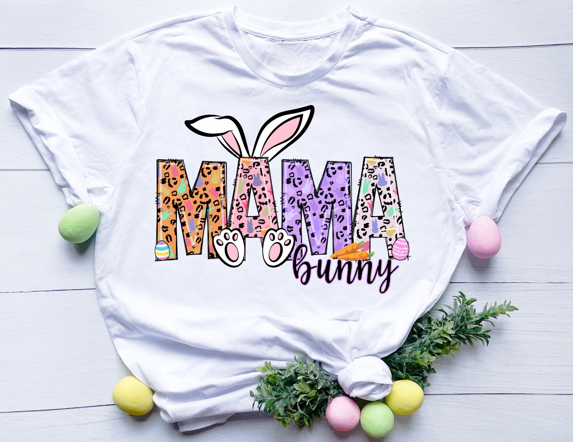 Mama Bunny Easter PNG | Easter Mama PNG | Easter Sublimation PNG ...