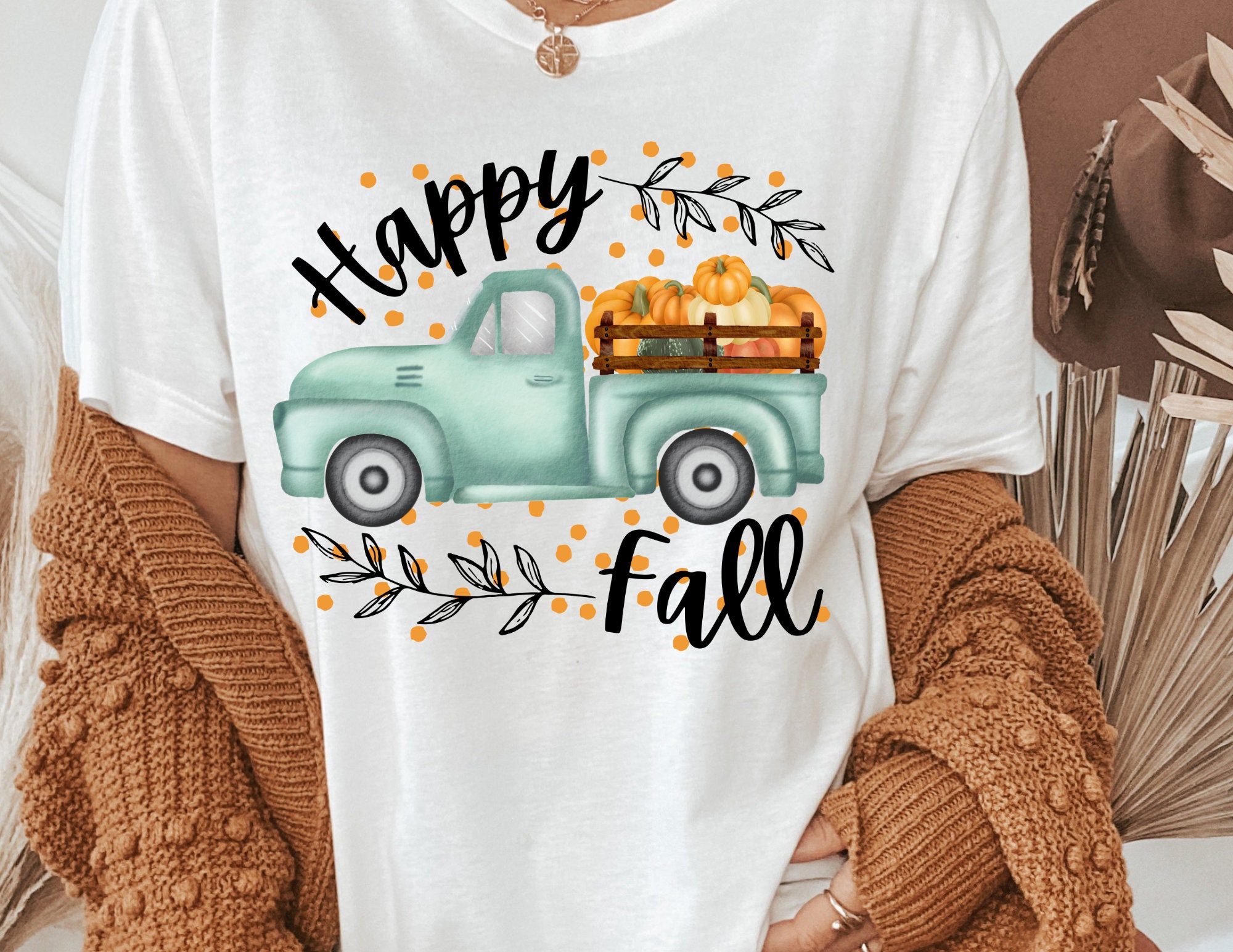 Happy Fall PNG for Sublimation Fall PNG Sublimation File - Etsy