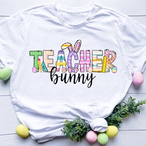 Teacher Easter PNG | Teacher Bunny PNG | Easter Sublimation PNG ...