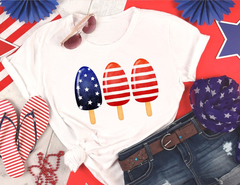 Patriotic Popsicle PNG | Independence Day Design | 4th of July PNG ...