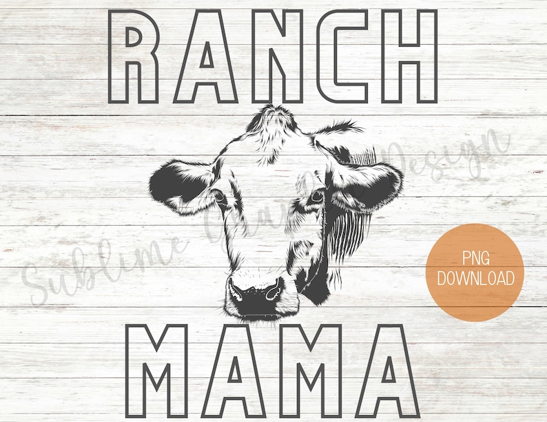 Ranch Mama Sublimation PNG | Ranch Life Sublimation Design | Farm Life ...