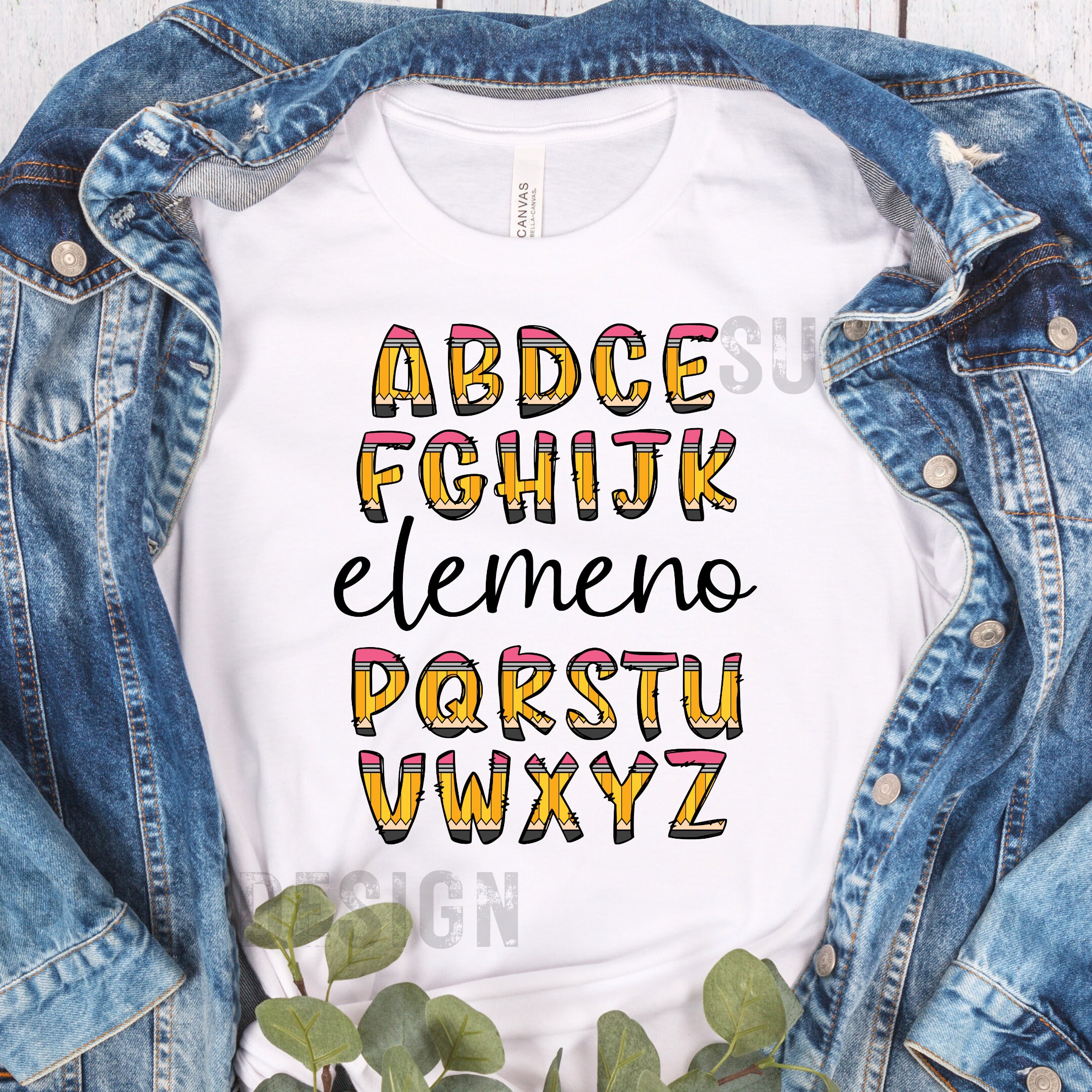 Alphabet Elemeno PNG | Teacher PNG | Preschool Png | Pencil Elemeno Png ...