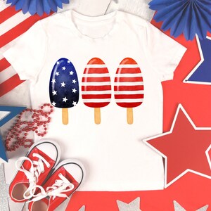 Patriotic Popsicle PNG | Independence Day Design | 4th of July PNG ...