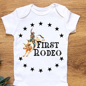 First Rodeo Birthday PNG Sublimation Design | First Rodeo First ...