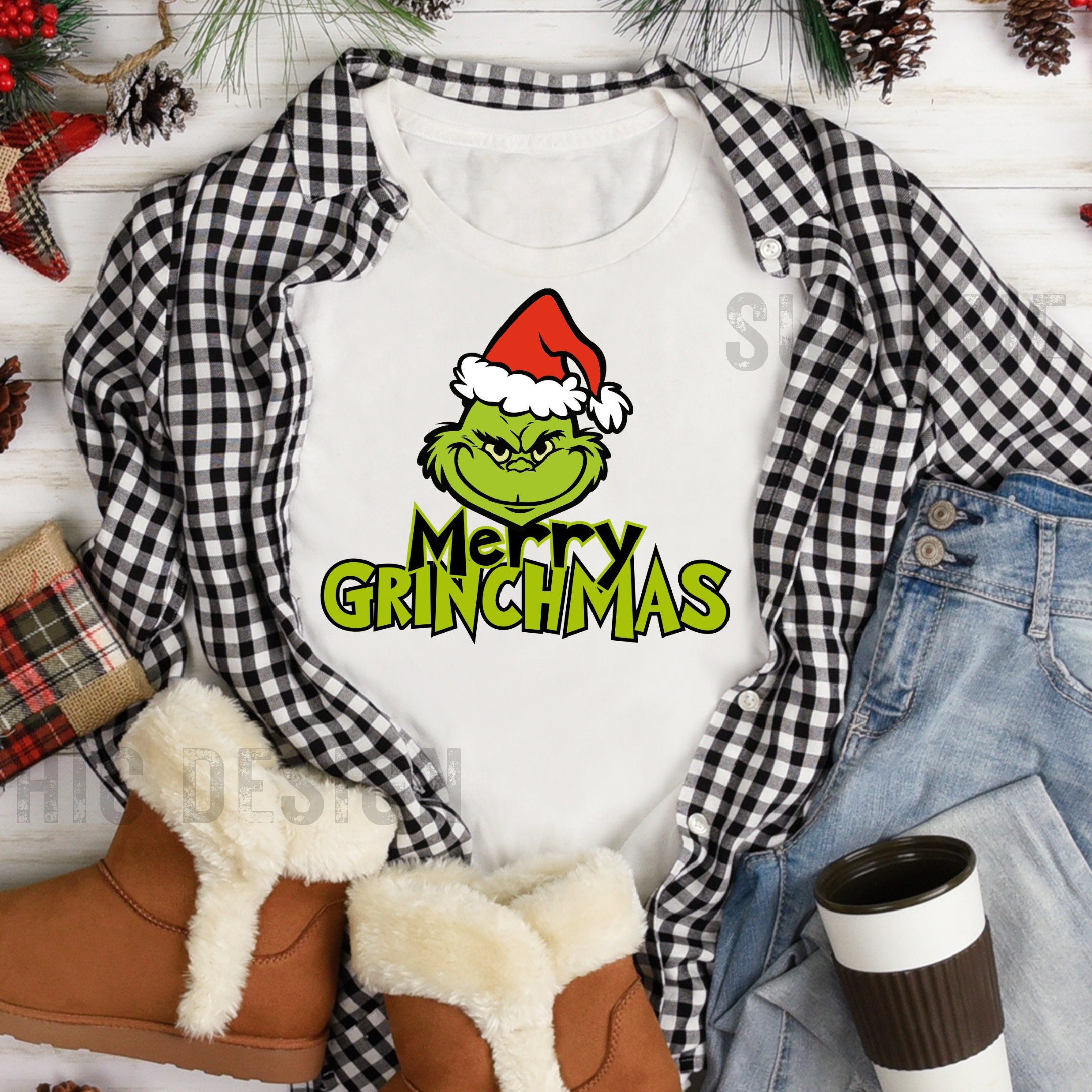 Merry Grinchmas PNG | Grinch Face PNG | Grinchy Face PNG | Grinch ...