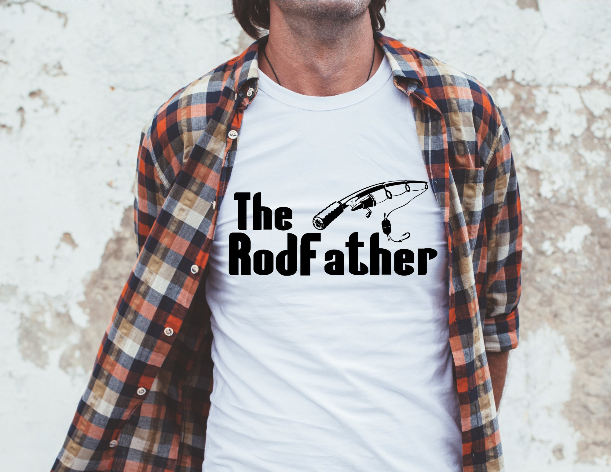 The Rod Father Sublimation PNG Fishing Dad Sublimation Fathers Day PNG ...