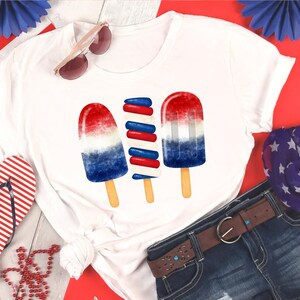 Patriotic Popsicle PNG | Independence Day Design | 4th of July PNG ...