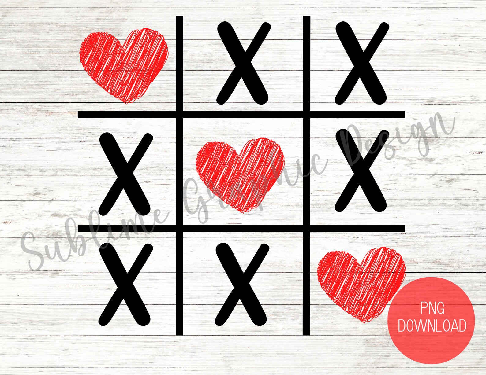 Tic Tac Toe Valentine Sublimation Png | XOXO Tic Tac Toe PNG ...